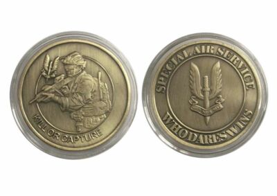 British Army UK SAS Special Air Service WHO DARE WINS Challenge Coin ...