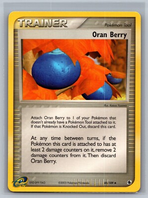 Pokemon TCG Oran Berry #85/109 Trainer CCG EX Ruby & Sapphire | eBay