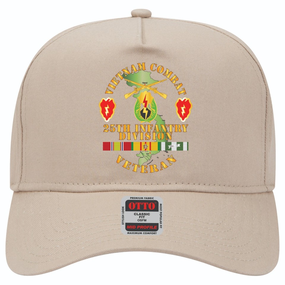 Baseball Cap - Vietnam Combat Infantry Veteran w 25th Infantry Division ...