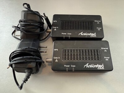 Actiontec Coaxial to Ethernet Adapter - ECB6250 (set of 2) | eBay