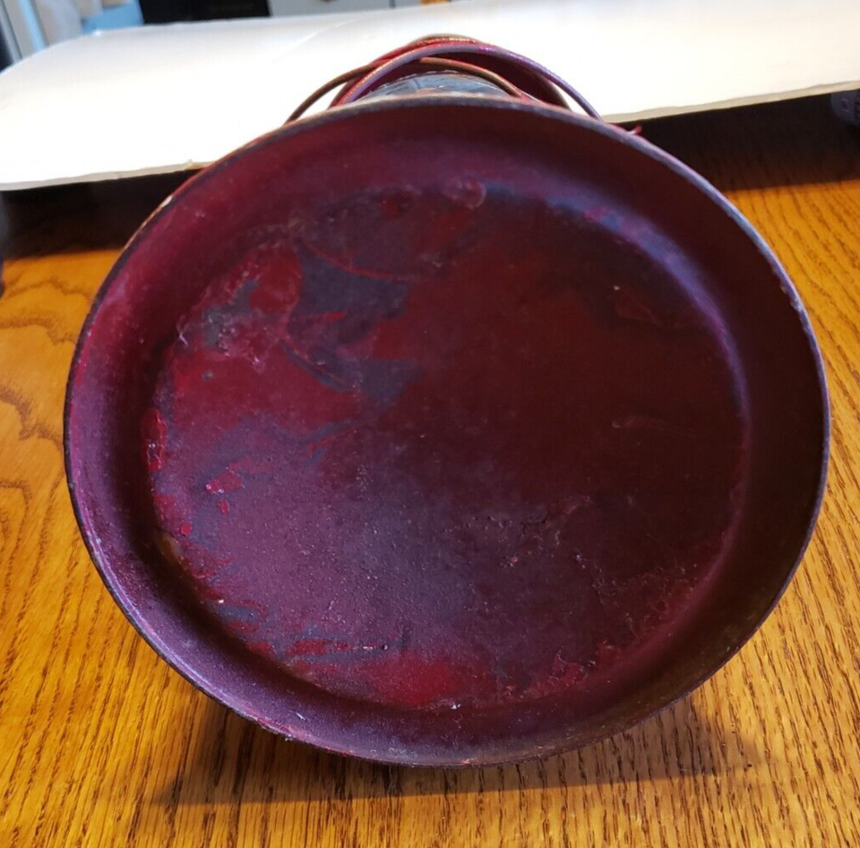 VINTAGE EMBURY MFG. CO. WARSAW NY. USA NO. 160 SUPREME RED KEROSENE ...