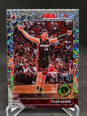 2019-20 Hoops Premium Stock Prizms Silver Laser #210 Tyler Herro RC | eBay