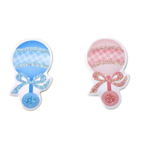 Wooden Rattle Baby Shower Favor Stickers, 1-3/4-Inch, 10-Count | eBay