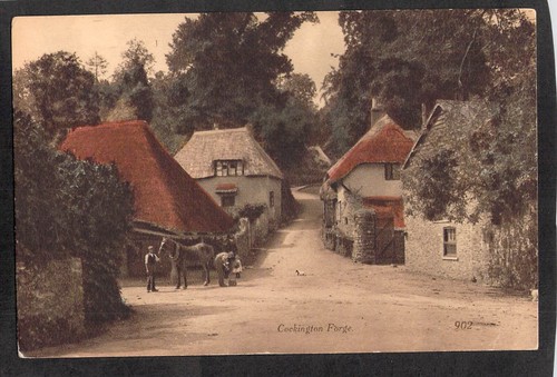 C6351 UK Cockington Village Forge Ern Bishop vintage postcard | eBay