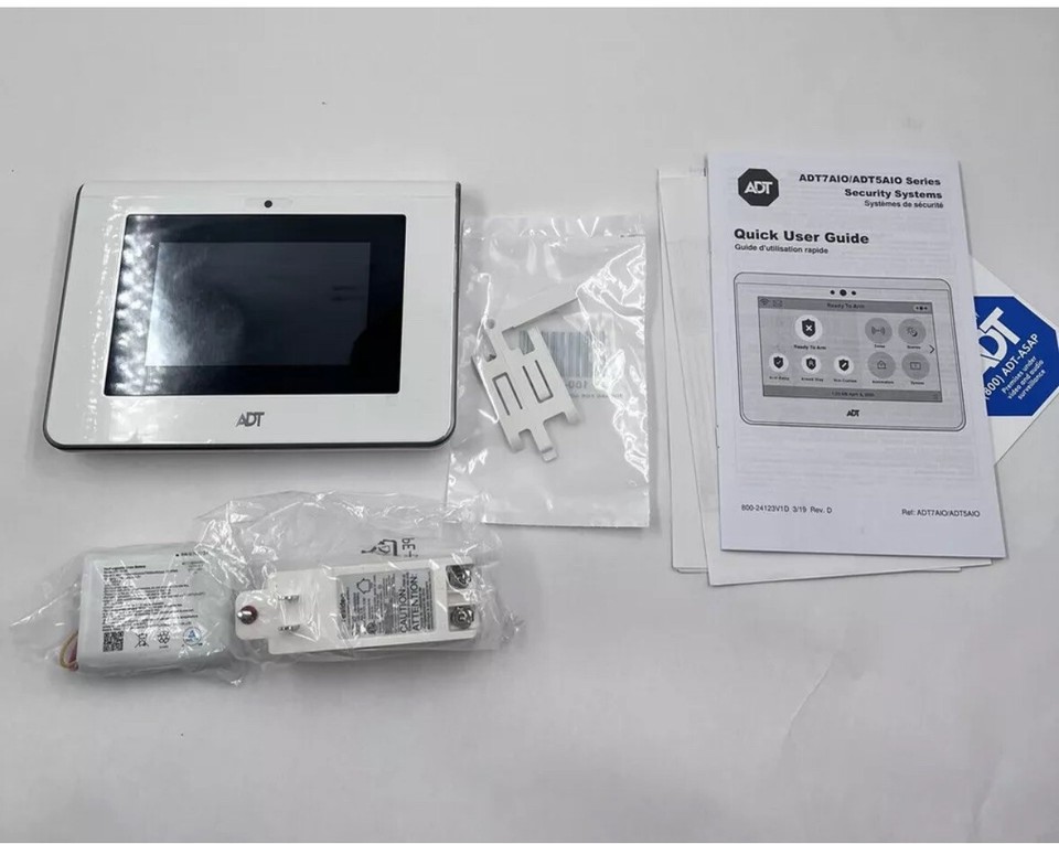 ADT 5” TOUCHSCREEN COMMAND ALL-IN-ONE SECURITY CONTROL PANEL ADT5AIO-4 ...