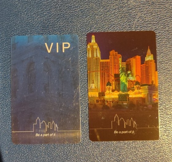 2 NEW YORK NEW YORK Casino Hotel LAS VEGAS room key cards, MGM RESORTS ...