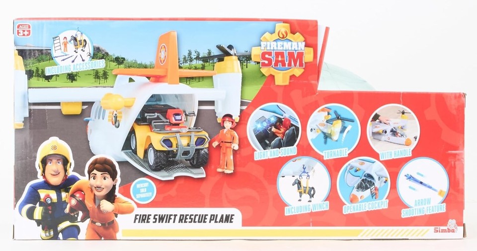 fire swift rescue plane aereo fireman sam pompiere simba pompier ...