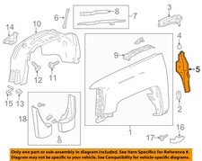 GM OEM Fender-rear Insulator Left 15165436 for sale online | eBay