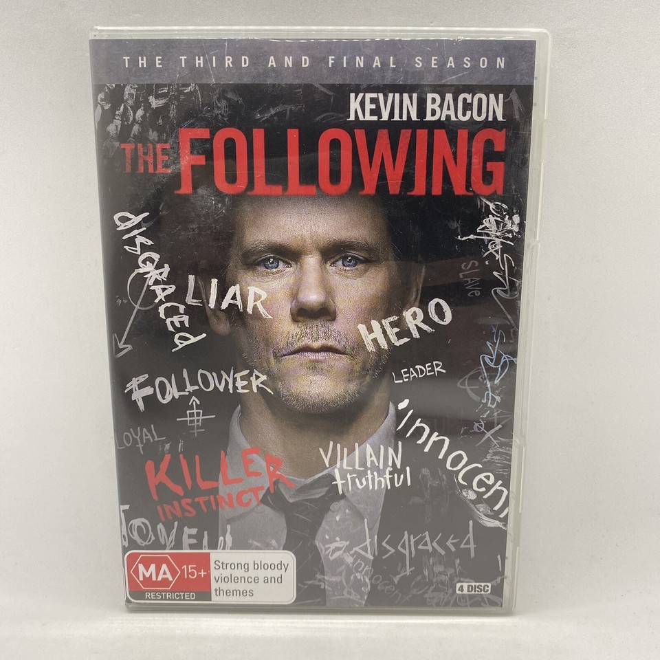the-following-season-1-3-dvd-r4-pal-free-tracked-postage-kevin-bacon