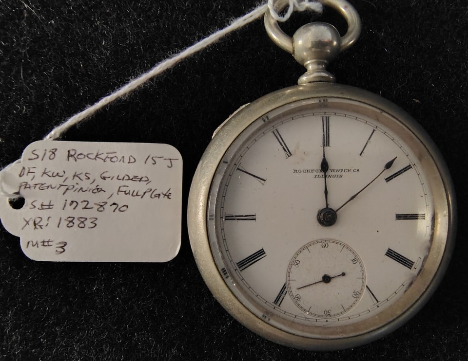 Rockford Watch Co. Model 2 11 Jewel 18s KS 1883 Fahys Oresilver Case FOR PARTS | eBay