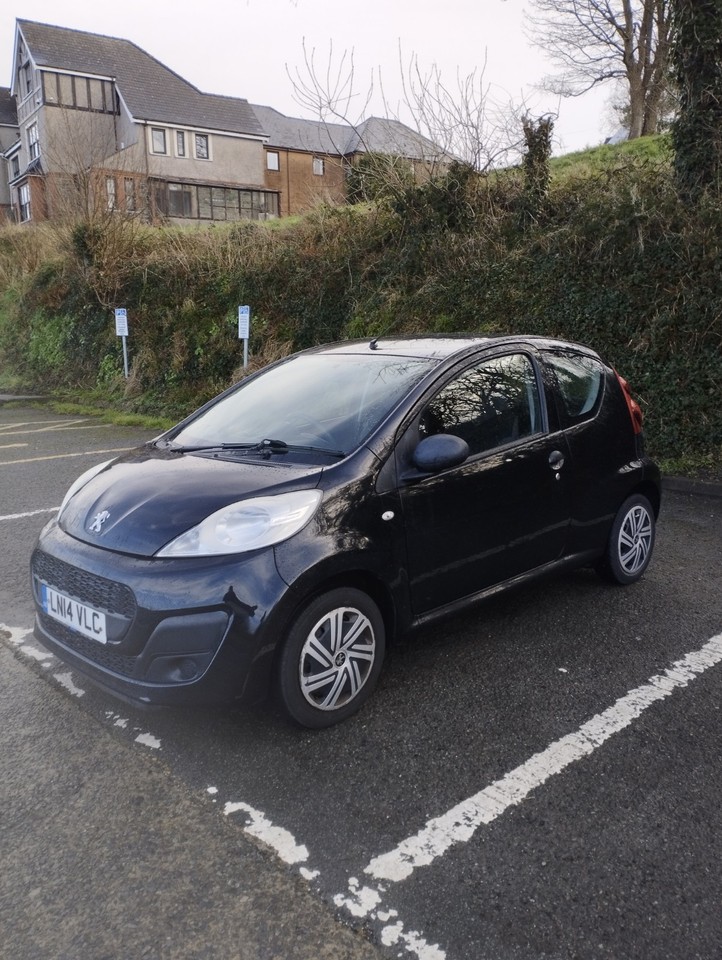 2014 Peugeot 107 Access 5dr HATCHBACK PETROL Manual Black NEW CLUTCH ...