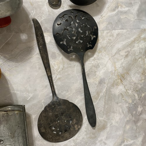 Large Lot Of 26 Antique Vintage Primitive Kitchen Tools Utensils Wood ...