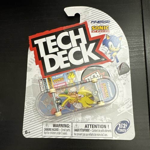 Tech Deck Finesse x Sonic the Hedgehog Super Sonic Fingerboard 20156029 ...