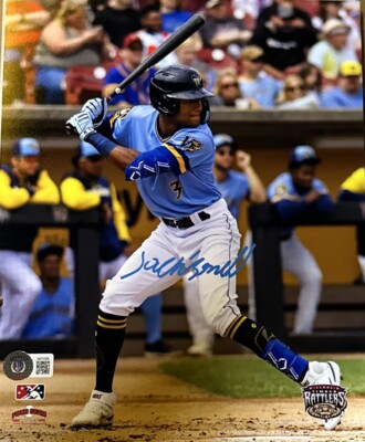 Jackson Chourio Autographed Milwaukee 8x10 Baseball Photo - Beckett | eBay