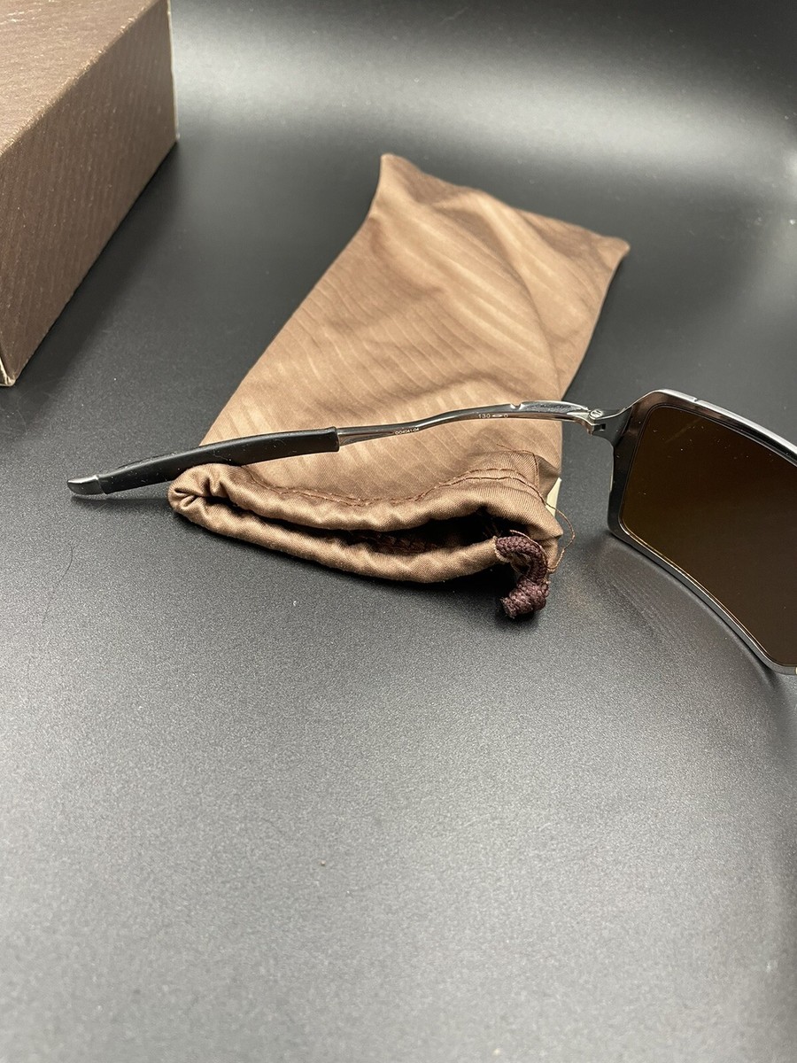 Oakley Probation Brushed Chrome w/ Dark Bronze Lenses | eBay Oakley Probation Brushed Chrome w/ Dark Bronze Lenses | eBay