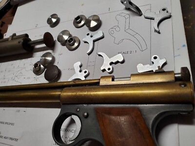 Benjamin 110,122,117,130,132,137 pistol steel trigger | eBay