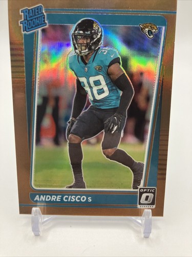 Andre Cisco 2021 Donruss Optic RATED ROOKIE Bronze Prizm #278 Jaguars ...