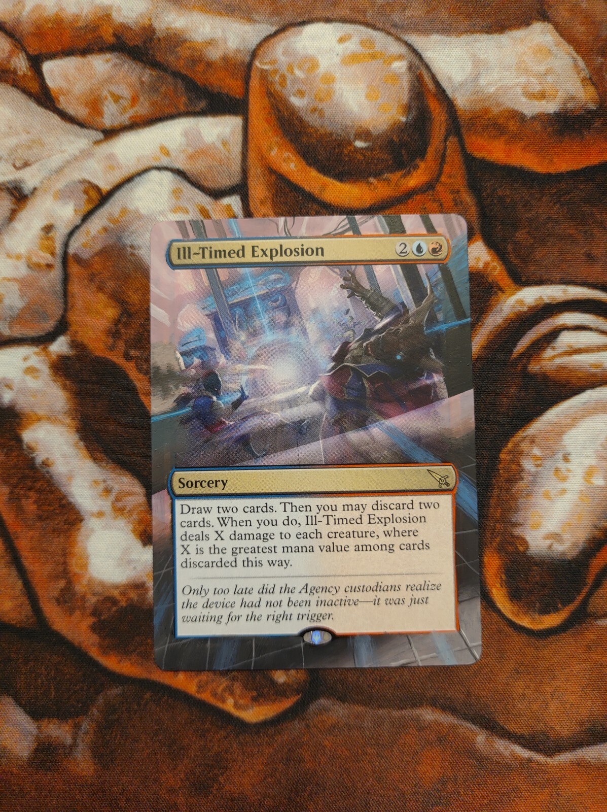 Magic the Gathering Ill-Timed Explosion Hand Painted Unique Custom MTG ...