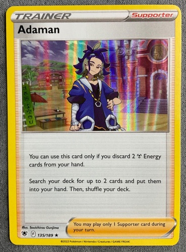 Adaman Astral Radiance 135/189 ASTRAL RADIANCE POKEMON (HOLO, NM) | eBay