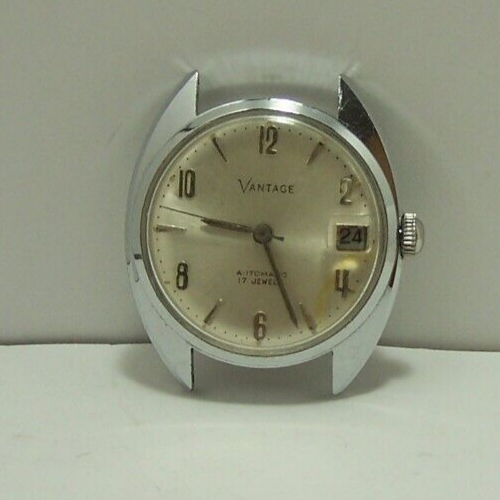 Vintage Men's Vantage Automatic Watch for Parts/Repair, Not Running ...