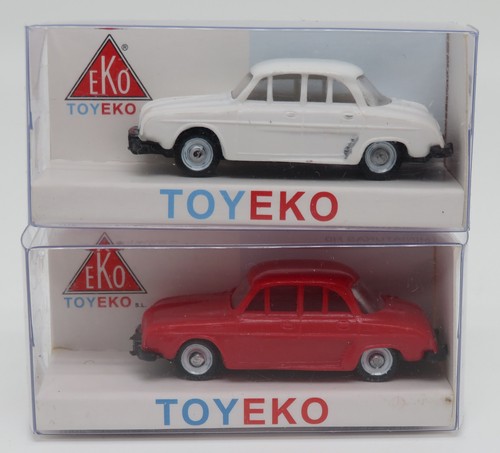 MICRO TOY EKO TOYEKO HO 1/86 1/87 MADE in SPAIN RENAULT DAUPHINE #2025 ...