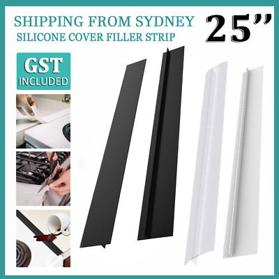 Kitchen Stove Counter Gap Silicone Cover Filler Strip Oven Guard Seal ...