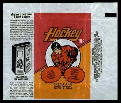 1973 OPC O-Pee-Chee Hockey 10 Cent Wax Wrapper | eBay