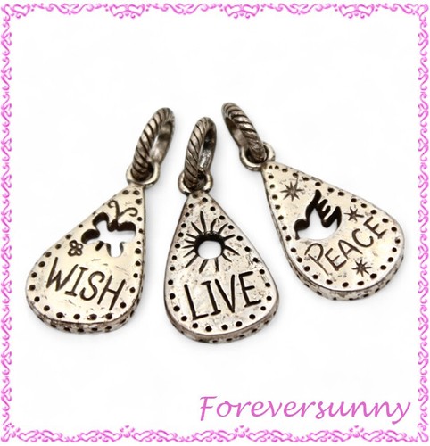 Brighton Live Peace Wish Love Token Charms - Lot of 3 | eBay