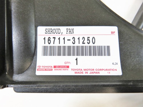Genuine OEM Toyota Lexus 16711-31250 Fan Shroud Radiator Factory ES350 ...