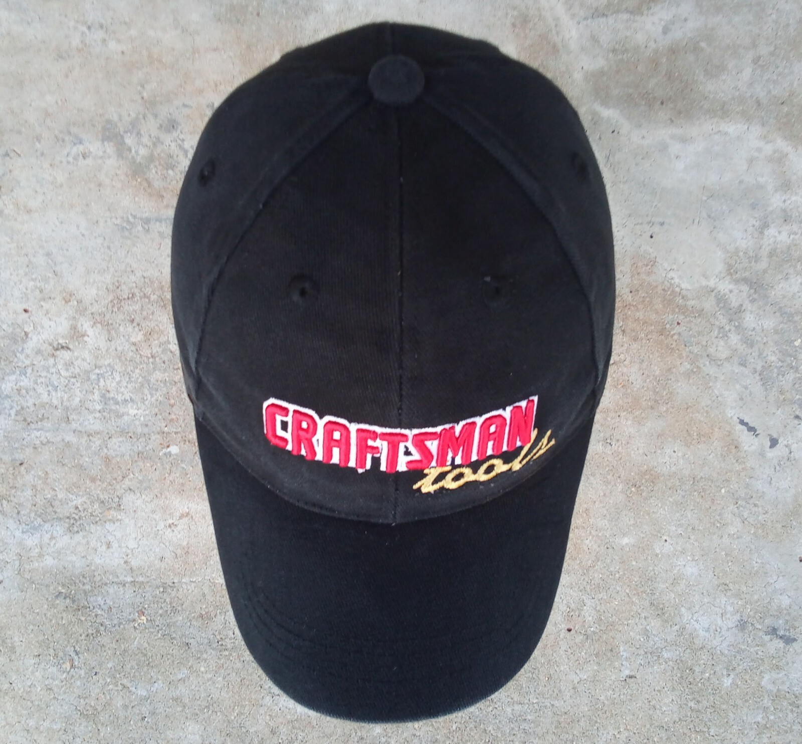 Craftsman Tools Adjustable Baseball Cap Strapback Bla… - Gem