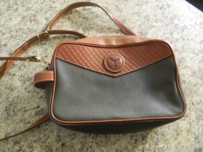 Vintage Leather Vienti Black Brown Purse Shoulder Strap | eBay