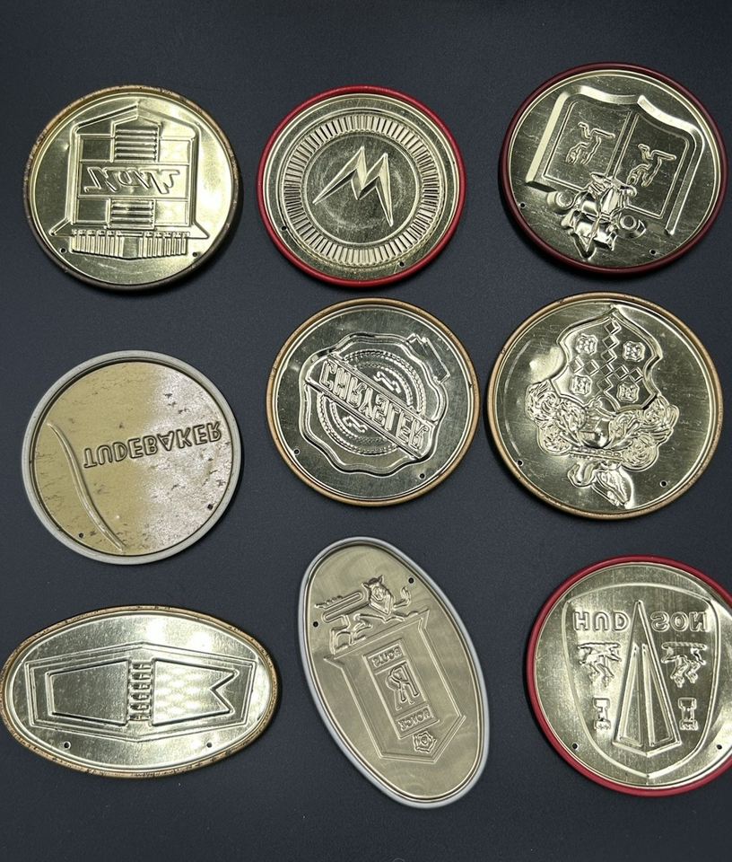 1950s General Mills / Wheaties Cereal 9 Car Emblem Badge Metal with ...
