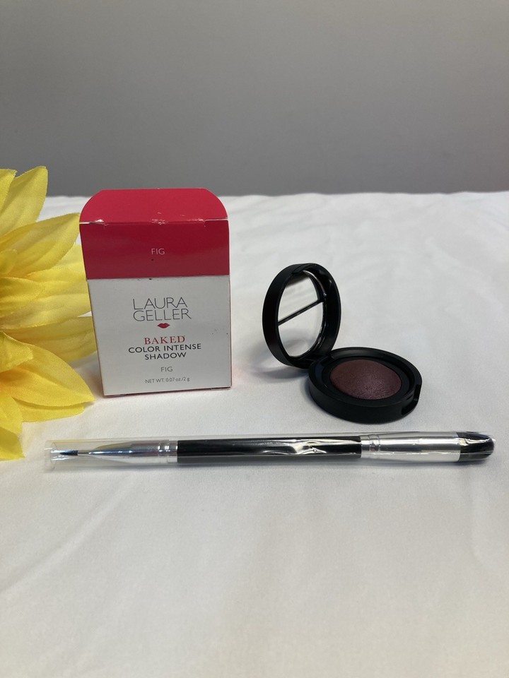 Laura Geller Baked Color Intense shadow ~ FIG .07 oz W/ FREE BRUSH | eBay