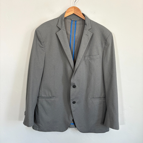 Twillory Sport Coat Blazer Men Size 46R Gray 2 Button Washable | eBay