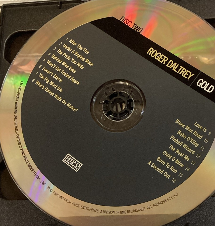 ROGER DALTREY Gold - CD - Original Recording Remastered -pre Owned NM Condition 602498802328 | eBay