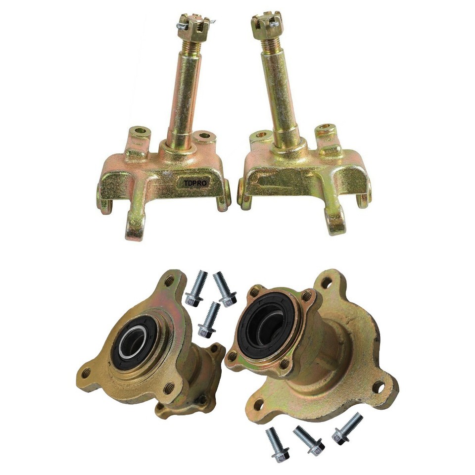 Front Rear Wheel Axle Hub Steering Knuckle Fr ATV Go Kart Quad Drift ...