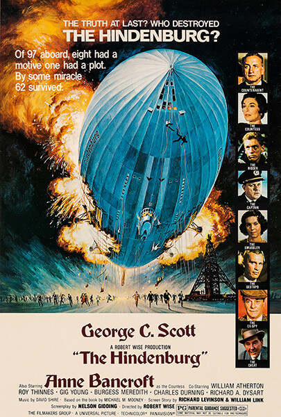 The Hindenburg 1975 Poster