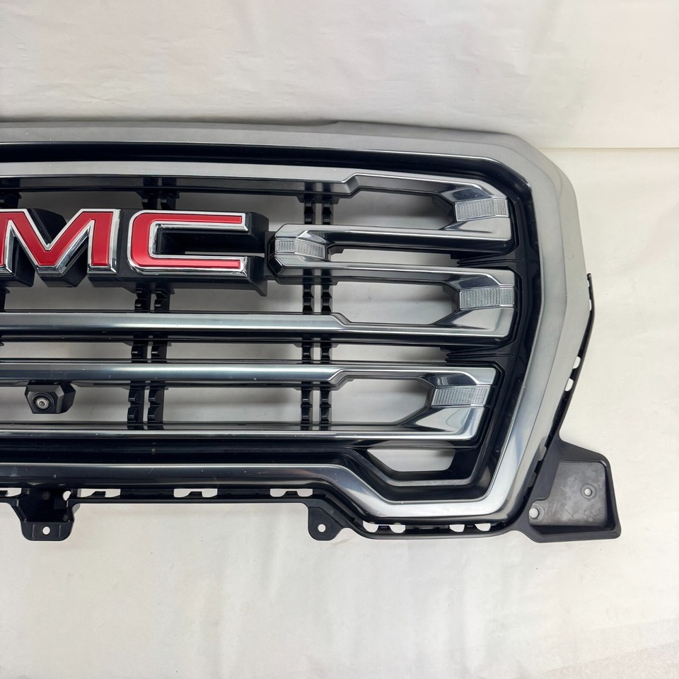 OEM 2020 2021 2022 GMC Sierra 1500 AT4 Front Grille Nightrider Chrome ...