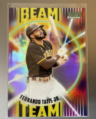 2022 Topps Stadium Club Chrom Fernando Tatis Jr Green Refractor SSP ...