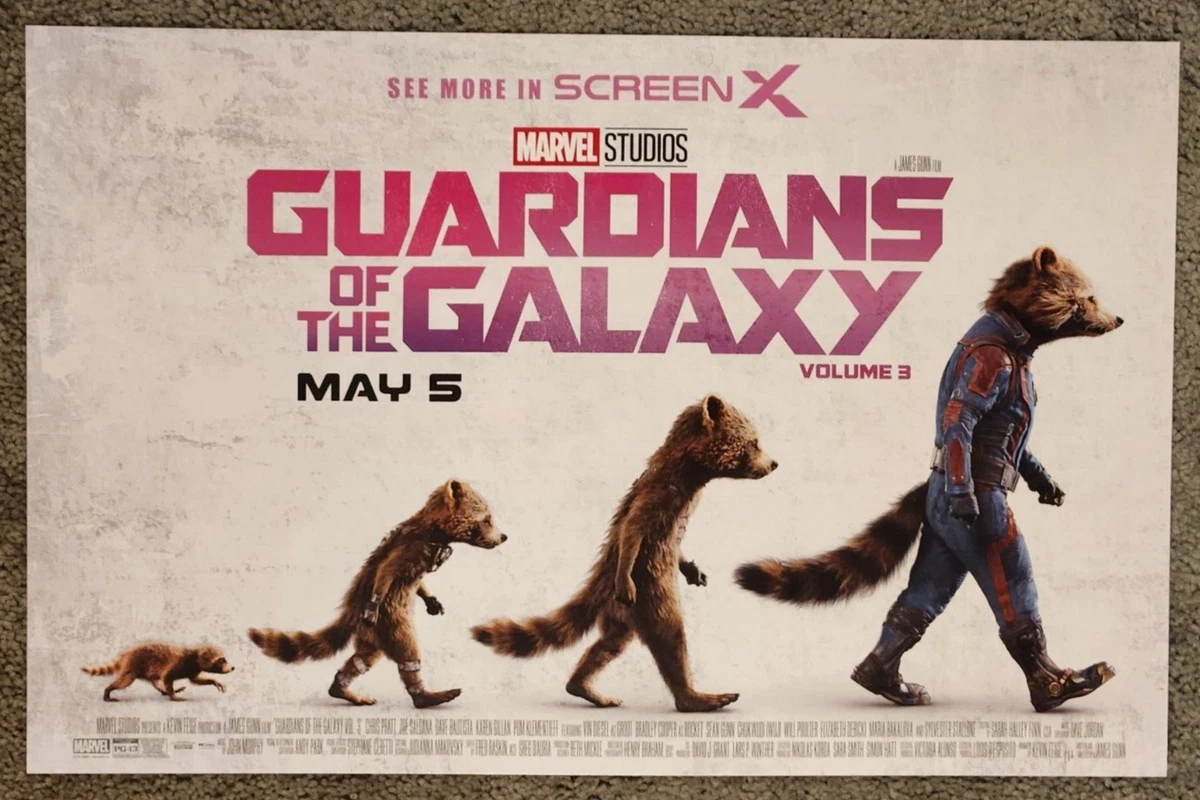 Rocket Raccoon Guardians Of The Galaxy Movie Poster