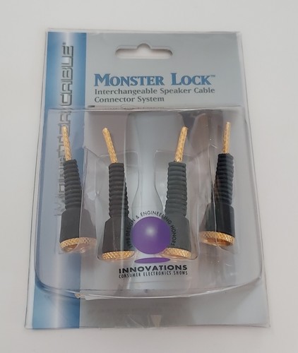 NEW Monster Lock Interchageable Modular Cable Connectors Flex Tip Z M ...
