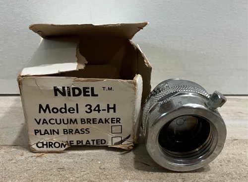 NIDEL Model 34H Chrome Plated Vacuum Breaker Open Box New | eBay