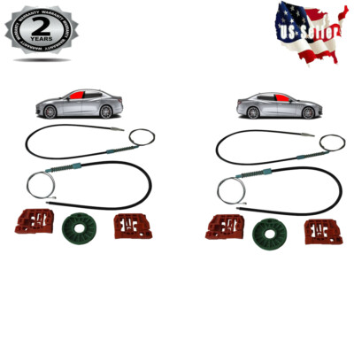 2X Maserati Quattroporte 2004-2011 Window Regulator Repair Kit Front ...