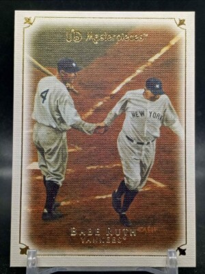 Babe Ruth 2007 Upper Deck Masterpieces Calls His Shot World Series New ...