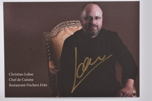 Christian Lohse - Chef de Cuisine Fischers Fritz - original Autogramm ...