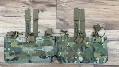 2 TYR TACTICAL TRIPLE 7.62 (SR25) SCAR-H MULTICAM OPEN TOP RIFLE MAG ...