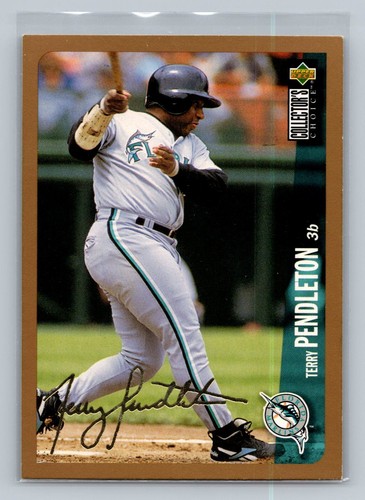1996 Collector's Choice #156 Terry Pendleton Gold Signature | eBay