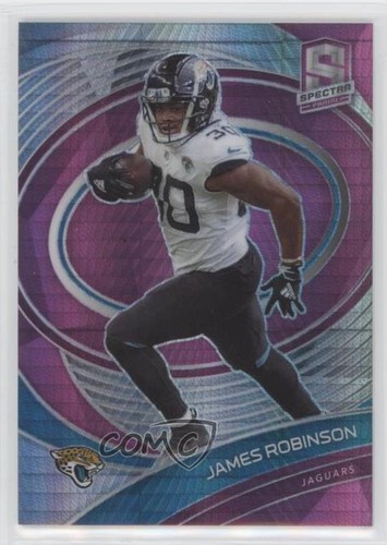 2021 Panini Spectra Neon Pink Prizm 6/25 James Robinson #46 he0 | eBay