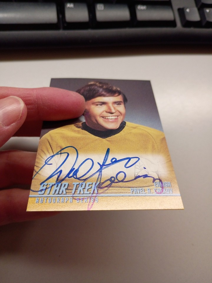Walt1er Koenig Chekov 1998 Skybox Star Trek TOS Autograph A28 | eBay