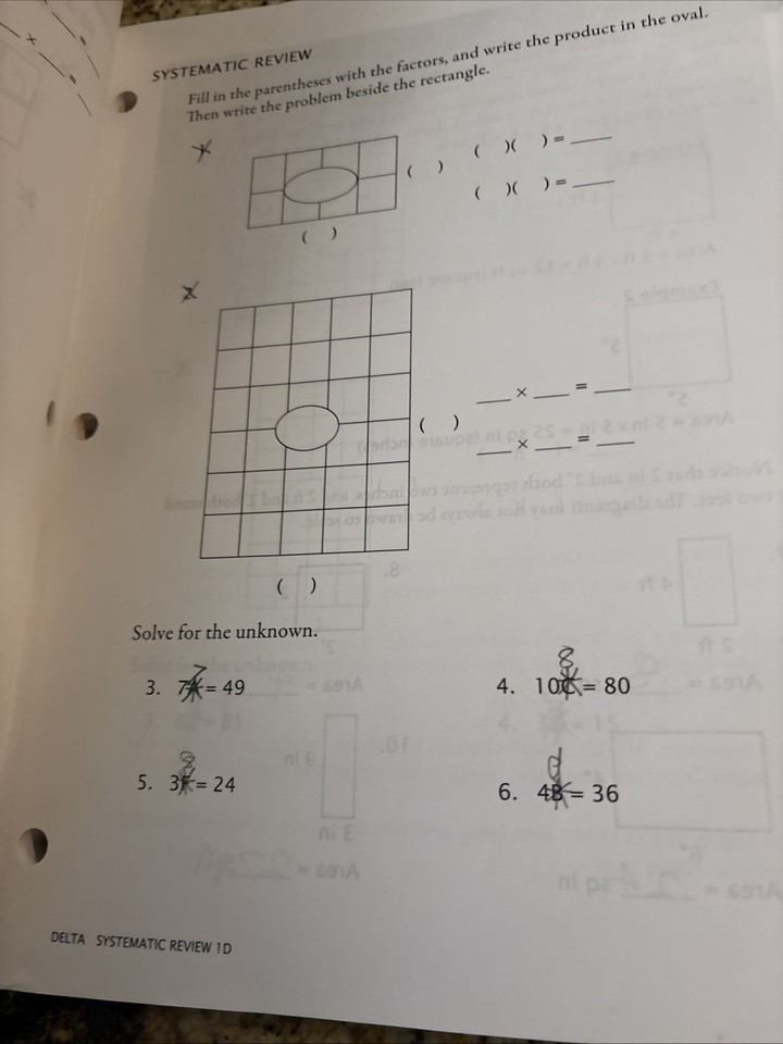 Math-U-See Delta Student Workbook Single & Multiple-Digit Division | eBay